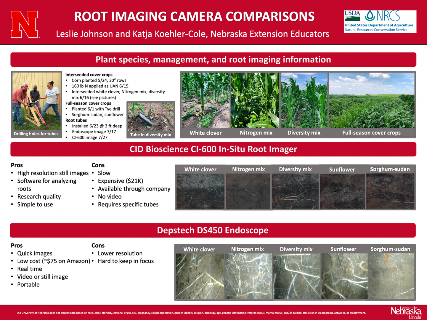 Comparing the Usability Between CID Bio-Science's CI-600 Root Imager and an Inexpensive ...